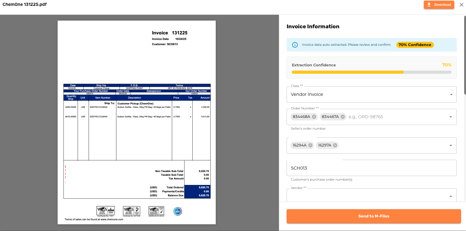 Automated Order Entry & Processing